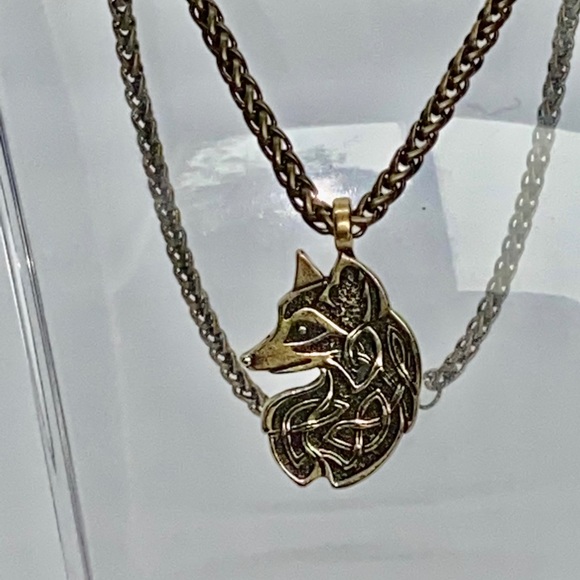 Jewelry | Celtic Knot Wolf Pendant Necklace | Poshmark